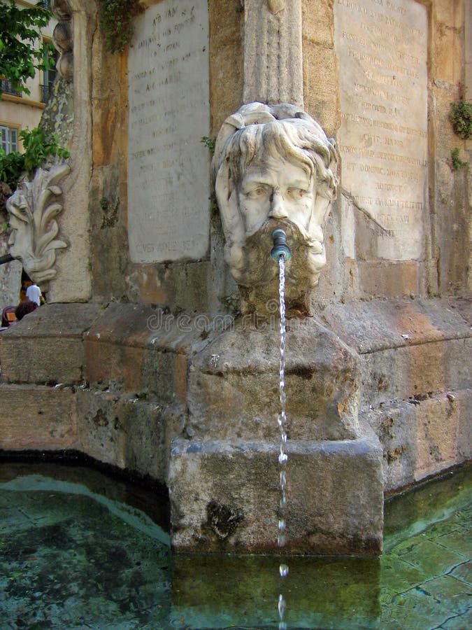 Old european fountain stock photo. Image of provence, tourism - 864798
