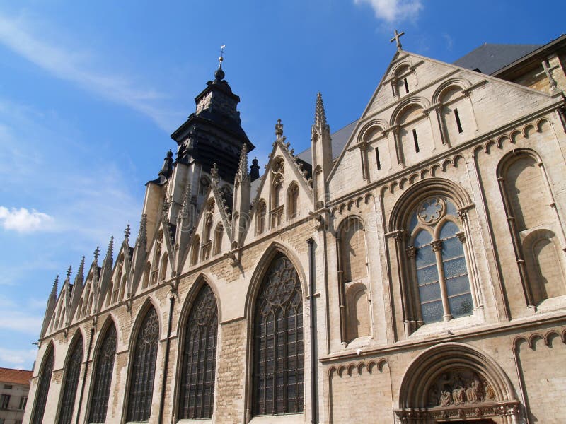 Old European Gothic Church. Stock Photo - Image of devotion, outside ...