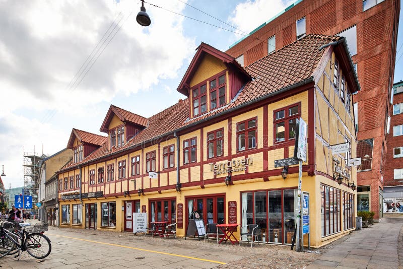 A Old European Traditional Building in Denmark Editorial Photography ...