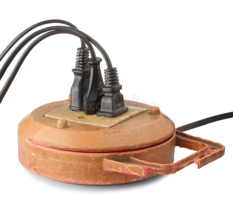 Old extension sockets stock photo. Image of plug, wire - 44509140