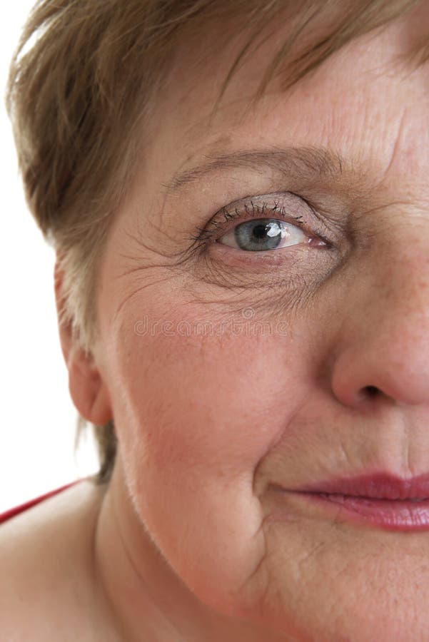 Old senior eye stock photo. Image of dermatology, caucasian - 29876566