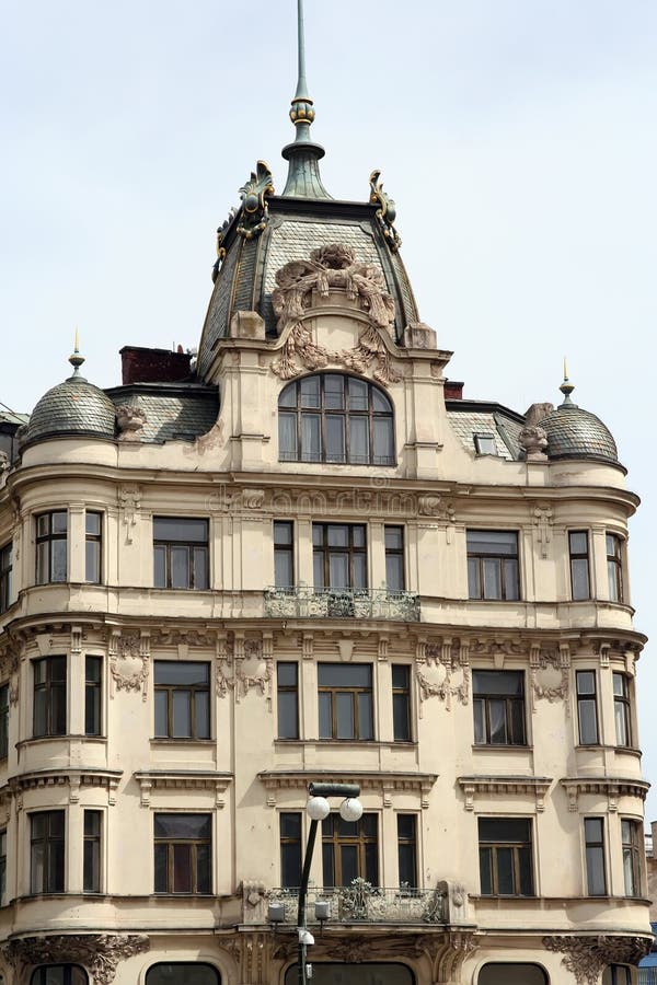 Old facade stock image. Image of antique, modern, building - 26493373