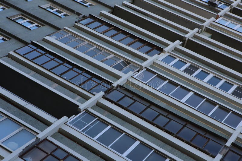 Old Facade of a Soviet Ussr Concrete Constructivism Brutalism Centipede ...