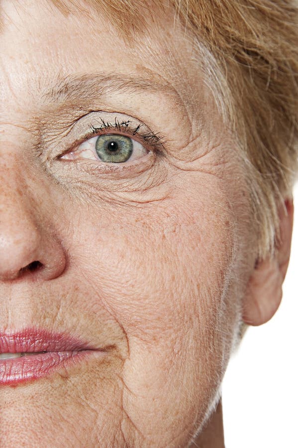 Old Senior Man with Wrinkled Face Stock Photo - Image of pensioner ...