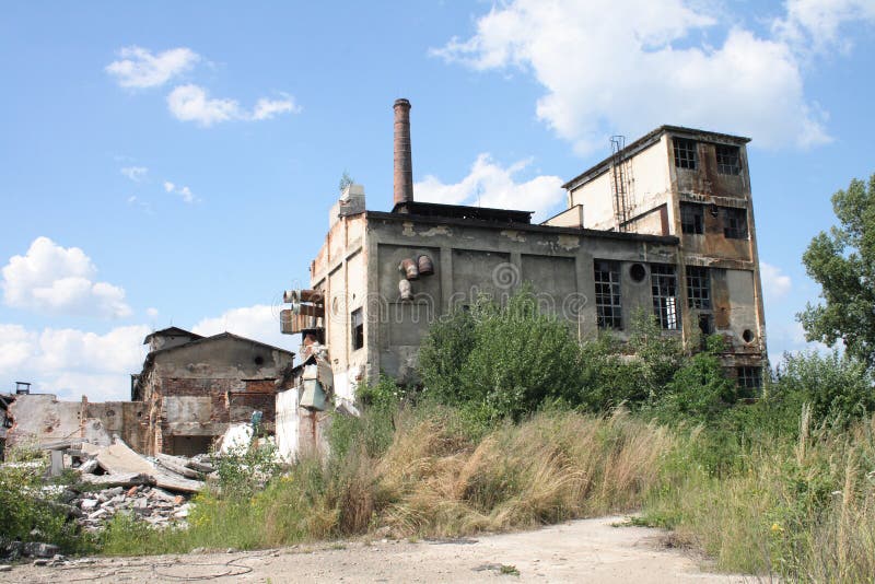 Old factory stock photo. Image of outside, environment - 13217656