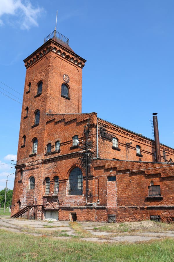 Old factory stock image. Image of industrial, brick, chimney - 17369125