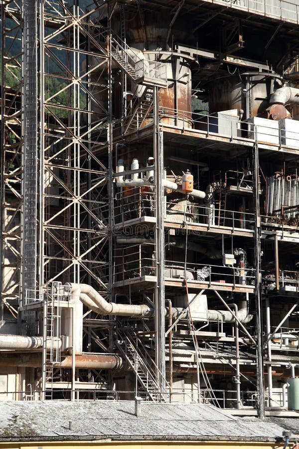 Old factory stock image. Image of obsolete, heavy, steel - 23594579