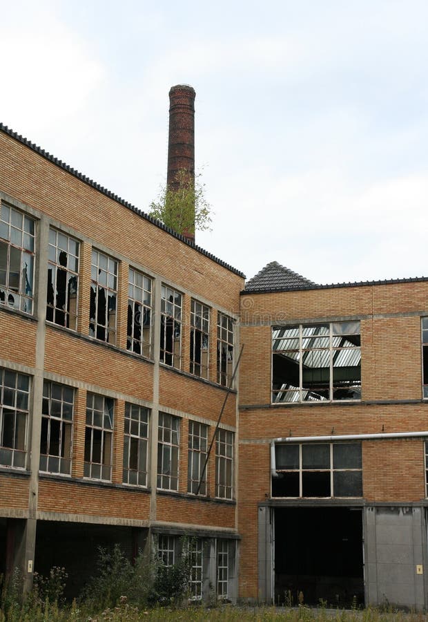 Old factory stock image. Image of windows, style, brick - 246717