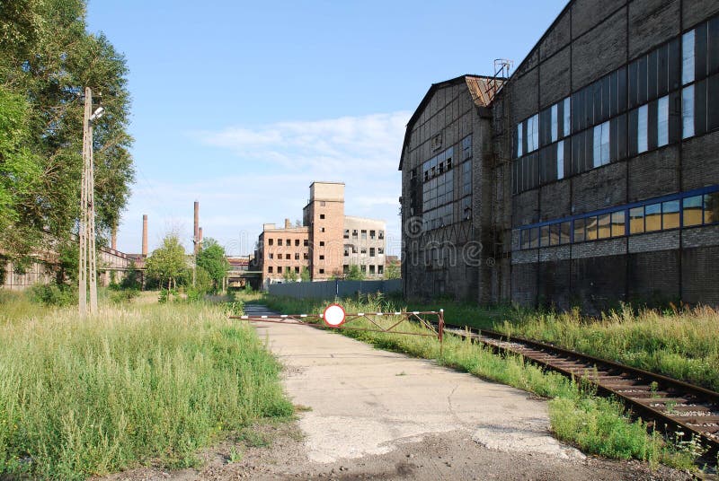 Old factory stock photo. Image of smoke, industrial, electricity - 3201178