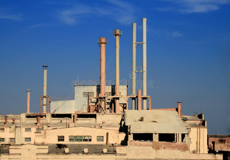 Old factory stock photo. Image of petroleum, industry - 17363792