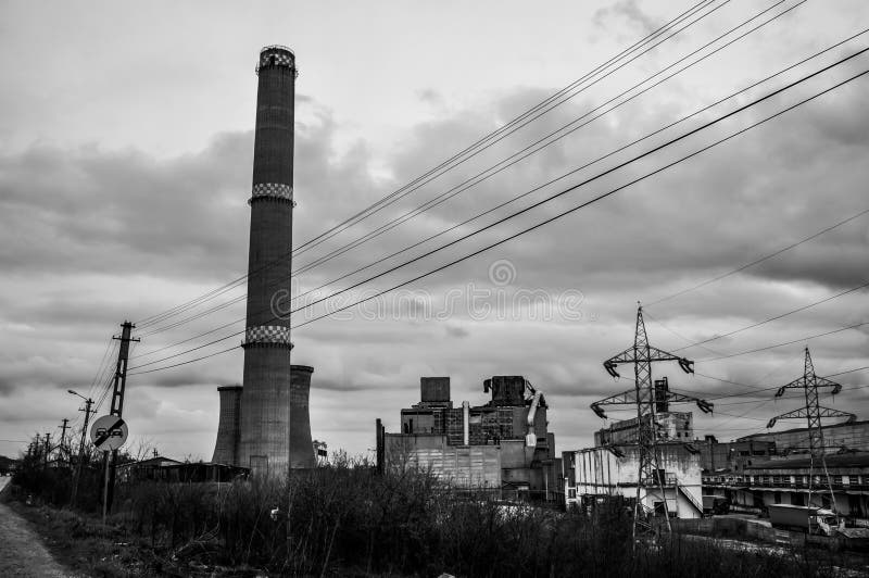 Old factory stock image. Image of place, factory, pollution - 39956135
