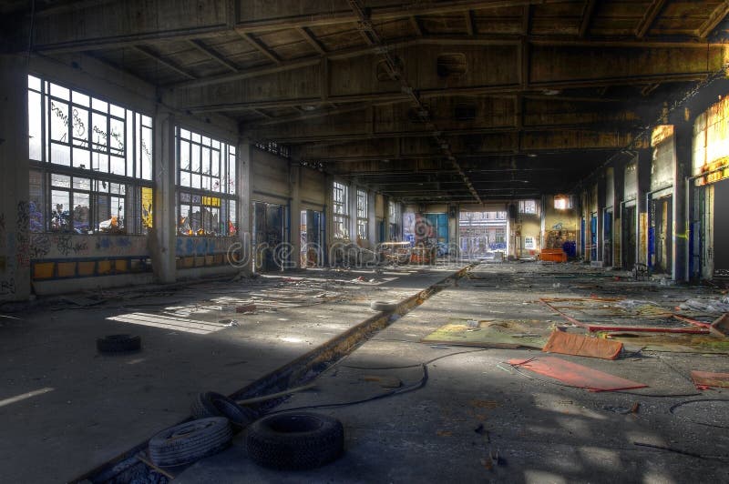 Old factory building stock photo. Image of industrial - 37566360