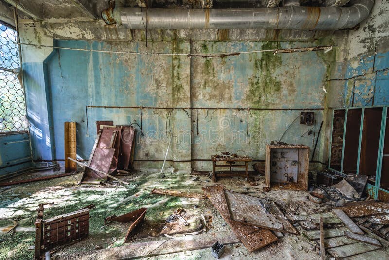 Old Factory in Chernobyl Zone Stock Image - Image of area, jupiter ...