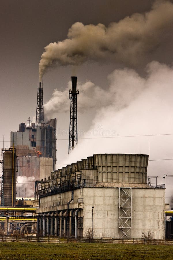 Old factory chimney stock photo. Image of ozone, factory - 18860466