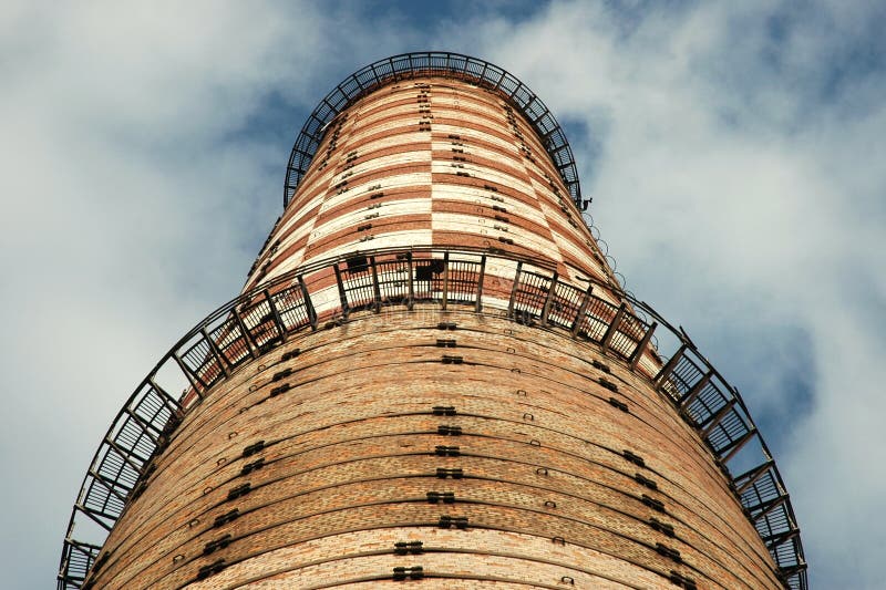 Old factory chimney stock image. Image of construction - 5484913