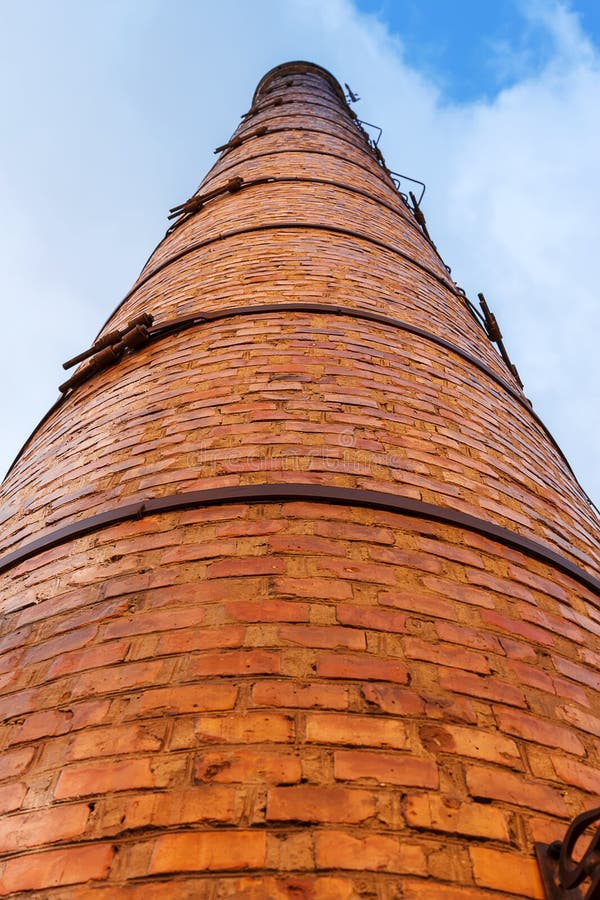 Old factory chimney stock image. Image of company, blue - 101030069
