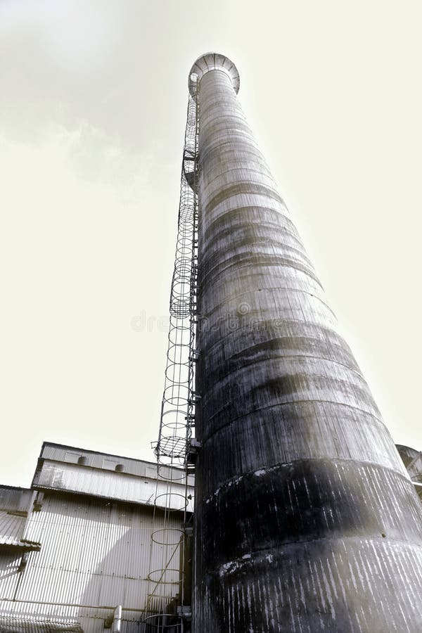Old Factory Chimney stock image. Image of smokestack - 100984953