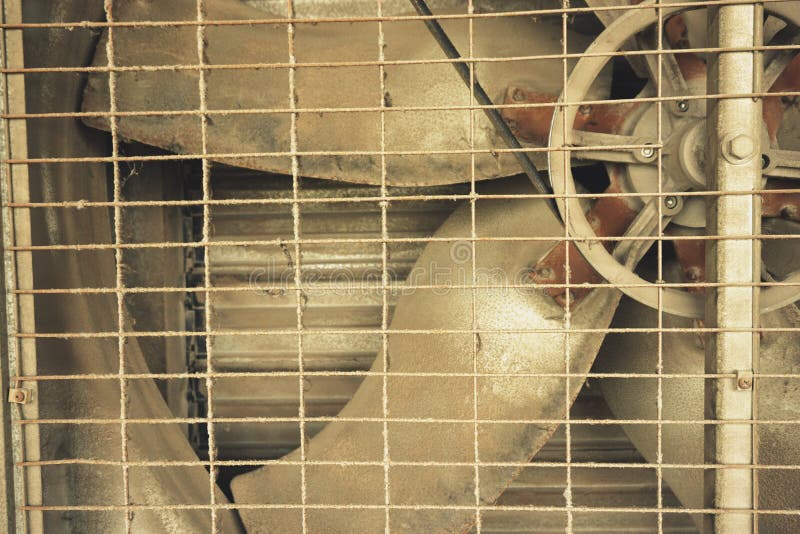 Old factory fan stock image. Image of cooling, mechanical - 56093613