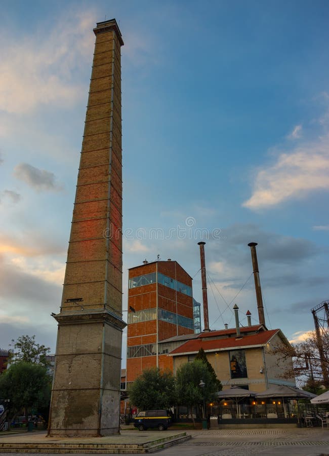 Old factory editorial photo. Image of construction, vertical - 167705356
