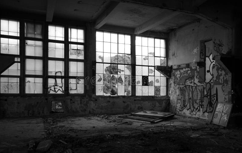 Old factory hall stock photo. Image of building, construction - 22975694