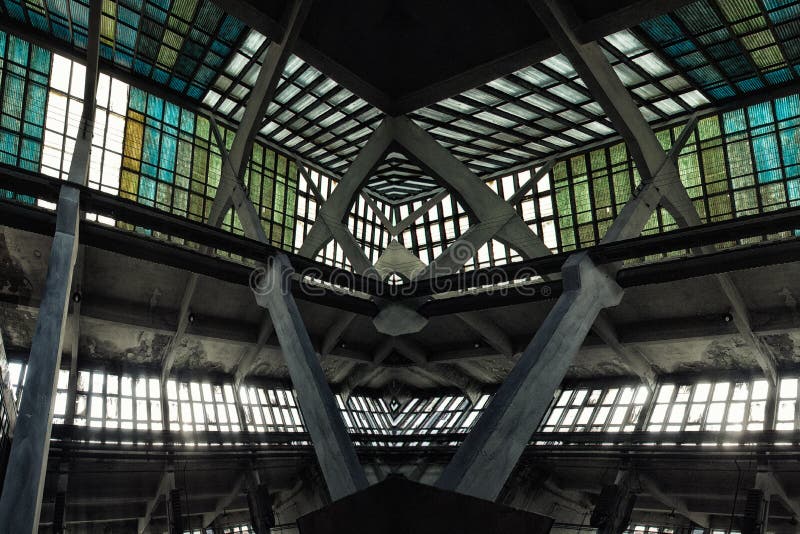 Old factory hall stock photo. Image of industry, indoors - 32742604