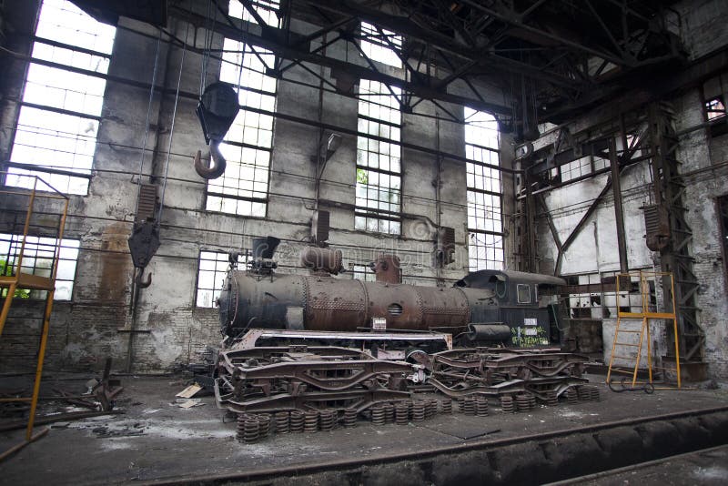 Old factory hall stock image. Image of equipment, industry - 35800231