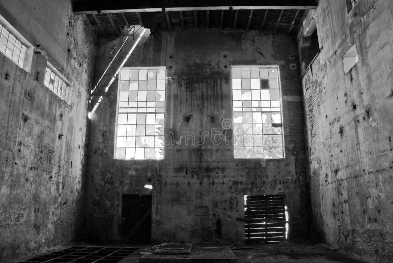 Old factory building stock image. Image of shabby, inside - 6947505