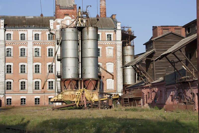 Old factory stock image. Image of buildings, business - 69163813