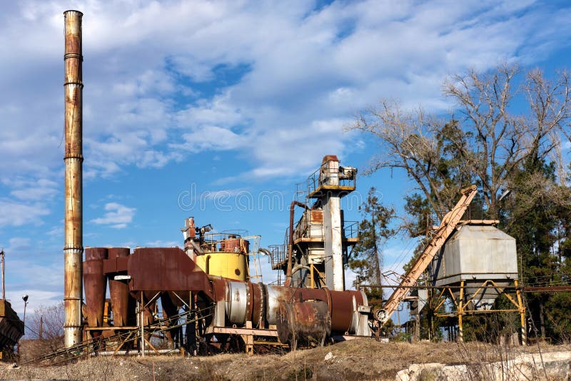 Old factory stock image. Image of occupation, rough - 141803883