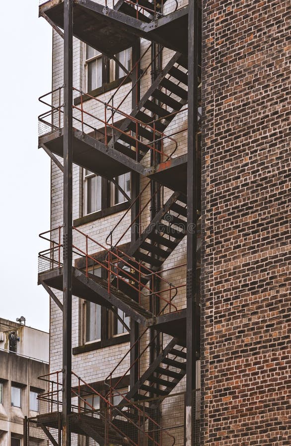 Old factory staircase stock photo. Image of downtown - 78466124