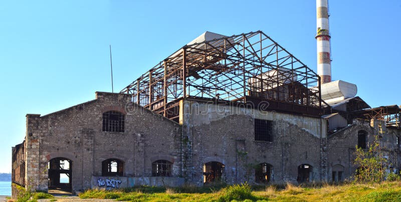 Old factory stock image. Image of historic, daylight - 51155545