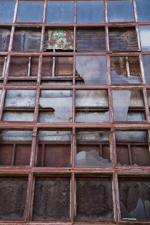 Old Factory Windows stock photo. Image of wood, factory - 59952492