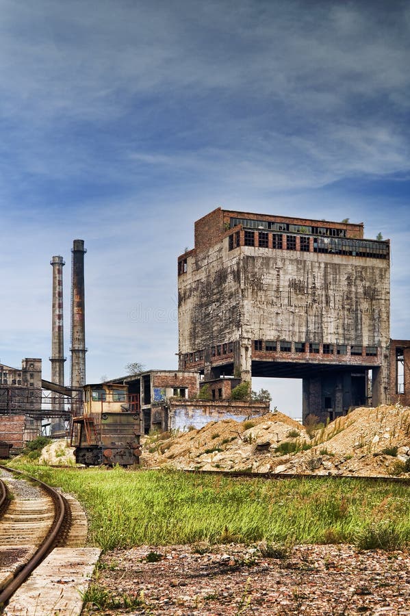 Old Factory Chimney stock photo. Image of attributes - 30900502