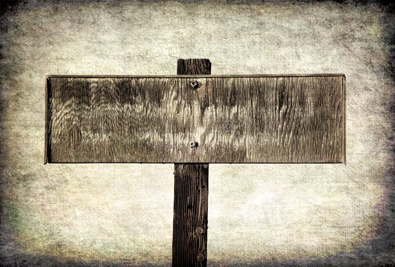 Old Faded Wooden Sign Isolated on White Stock Image - Image of texture ...