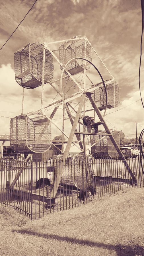 Vintage Carousel or Merry-go-round Stock Photo - Image of carousel ...