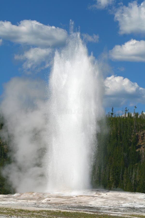 Old Faithful stock photo. Image of blue, geyser, faithful - 3147682