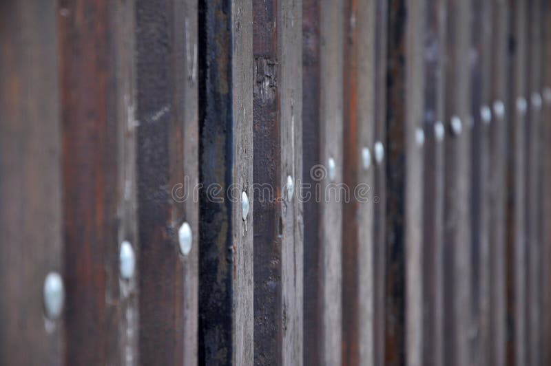 Old fallen wooden fence stock image. Image of board - 146665421