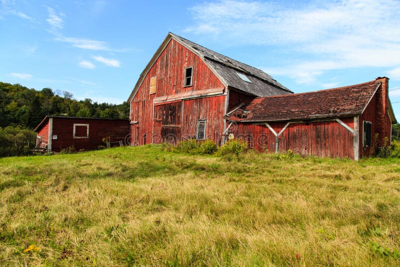 Red Barn, Vermont stock image. Image of farming, rural - 21640805