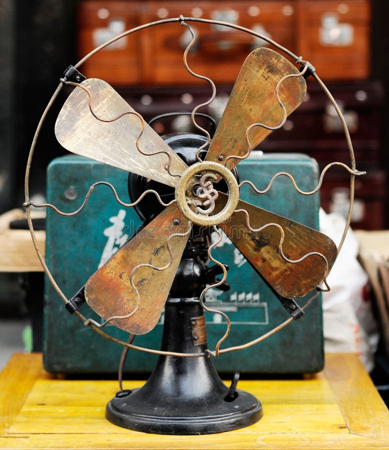 Old antique fan stock image. Image of memory, metal, travel - 2848277