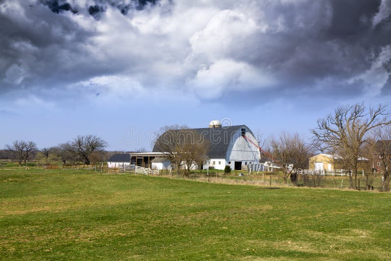 Old Farm stock photo. Image of farmland, grass, house - 23999306
