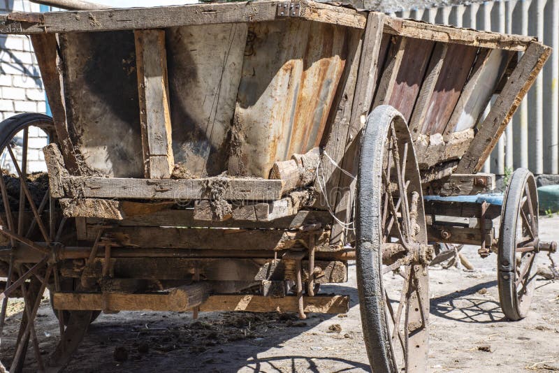 Old Farm Cart, Horse Cart, Farm Cart Stock Photo - Image of forest ...
