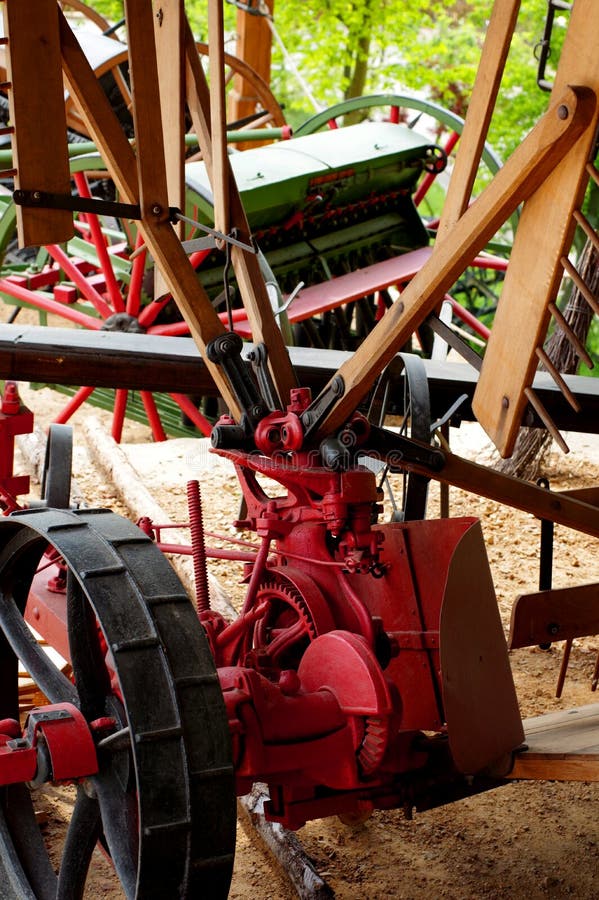 Old farm equipment stock photo. Image of seeding, vintage - 41015850