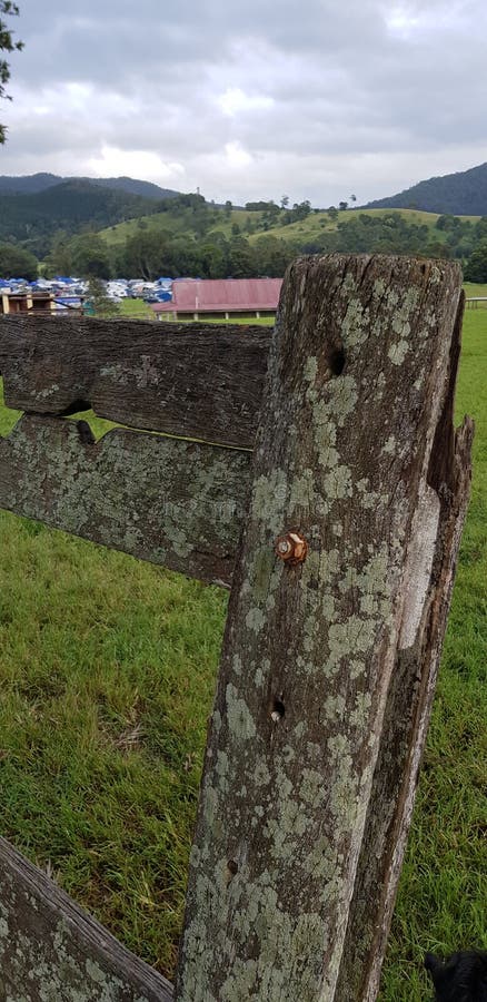 Old farm fence post stock image. Image of post, farm - 115476831
