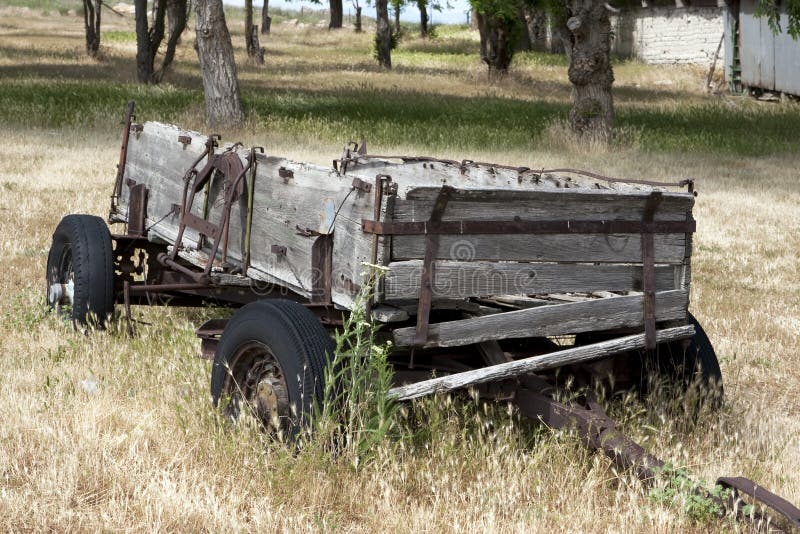Old Farm Hay Wagon stock photo. Image of idaho, harvesting - 9880600
