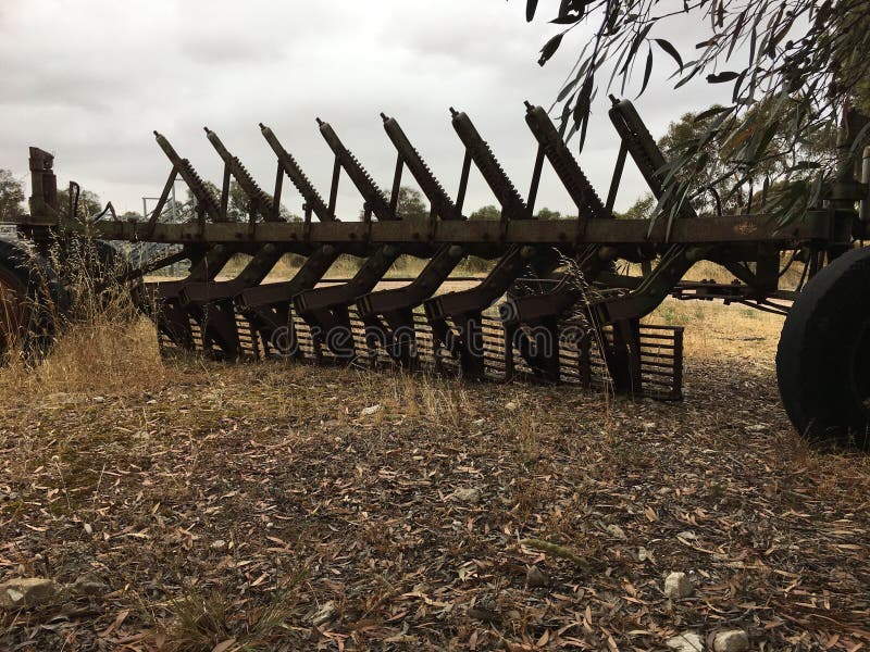 Old farm machinery stock photo. Image of machinery, crops - 102055080