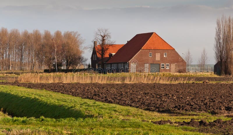 Old Farm in the Netherlands Stock Photo - Image of farming, ditch: 22548006
