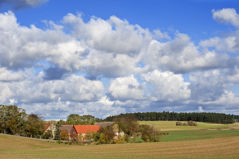 Old Farm In North Germany Stock Photo - Image: 16960990