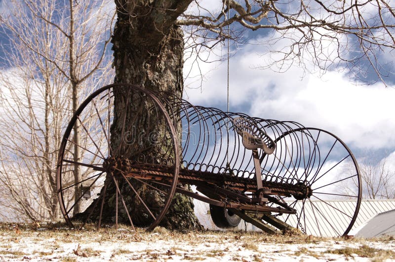 Horsedrawn Old Rusty Western Stagecoach Cart Wagon Wheel Stock Image ...