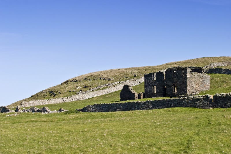 Old farm ruins stock image. Image of beautiful, front - 64206653