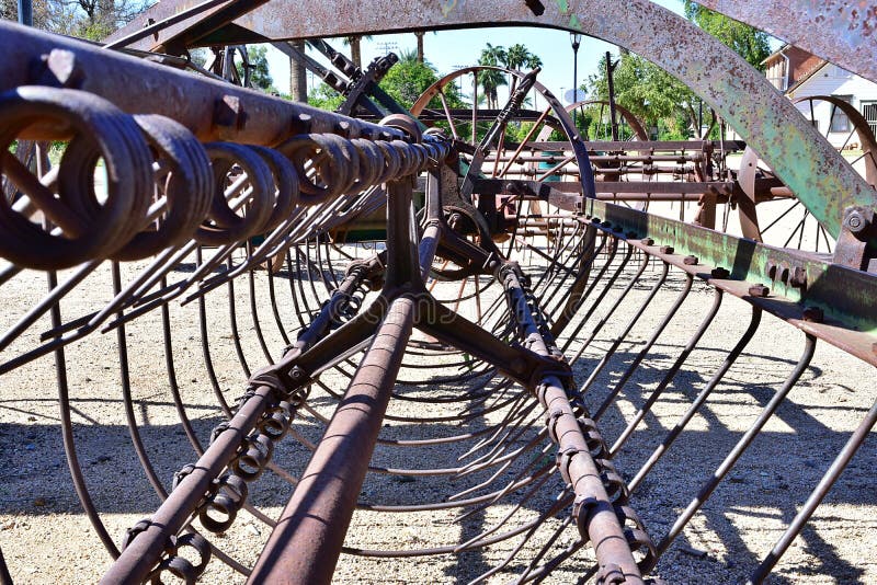 Old farm tiller editorial stock image. Image of farm - 171697909